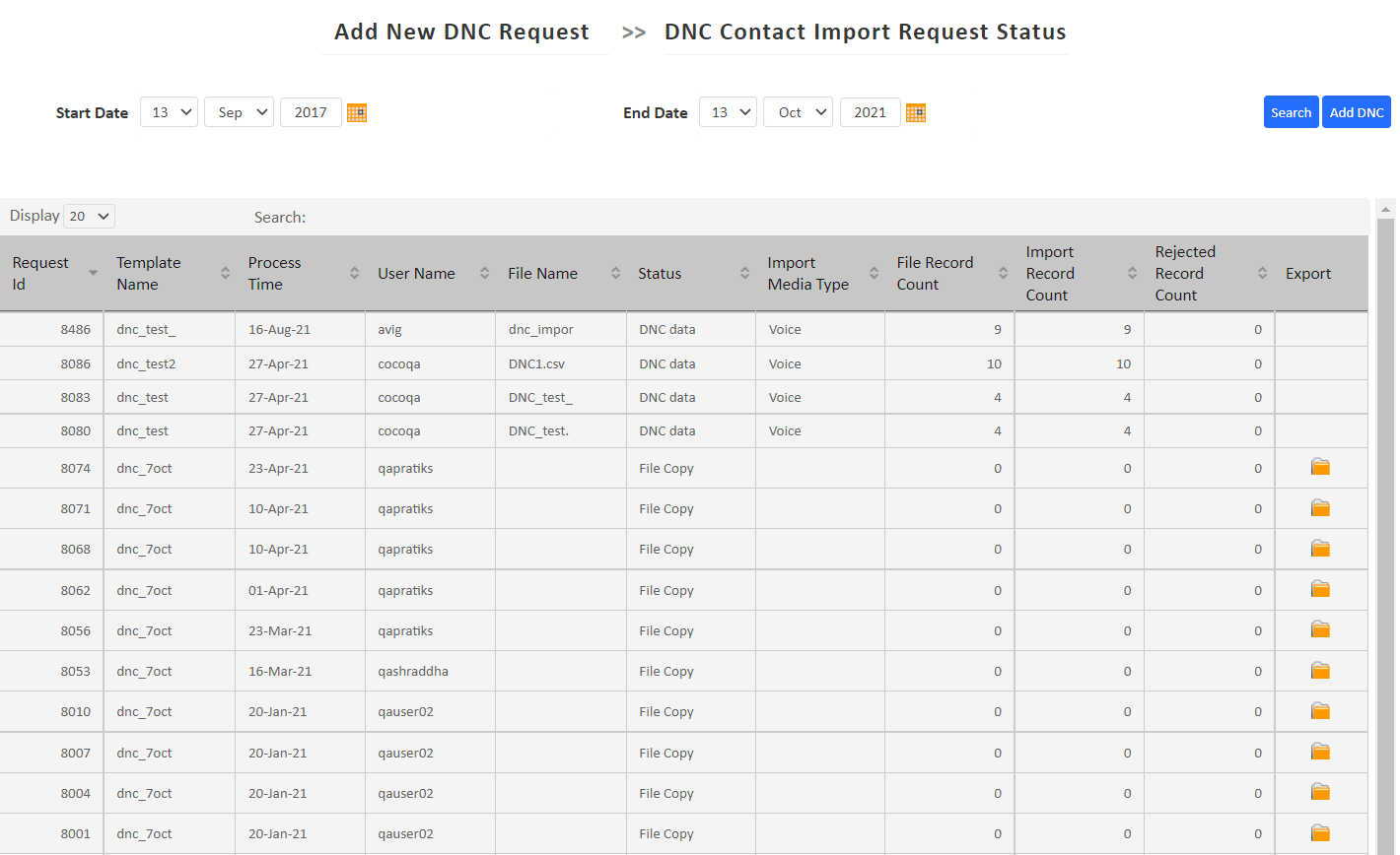 DNC Request | Jodo Documentation Hub