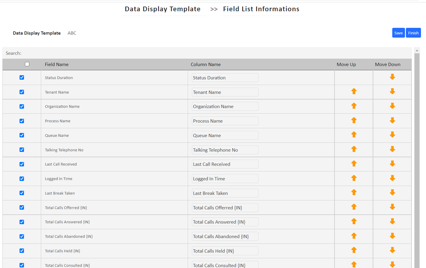 Edit Data Display Template Field List Information Page | Jodo Documentation Hub