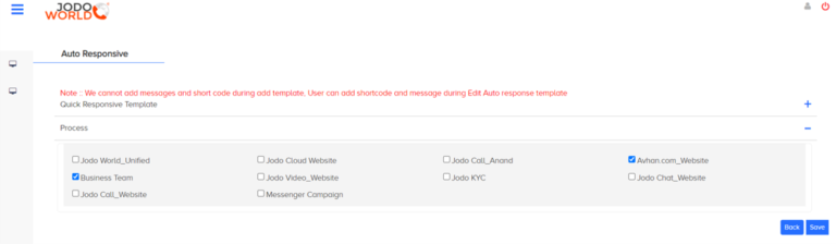 Select process | Jodo Documentation Hub