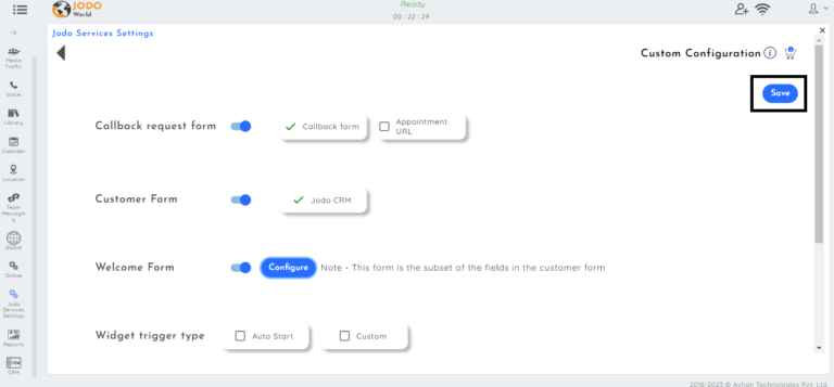 Custom Configuration | Jodo Documentation Hub