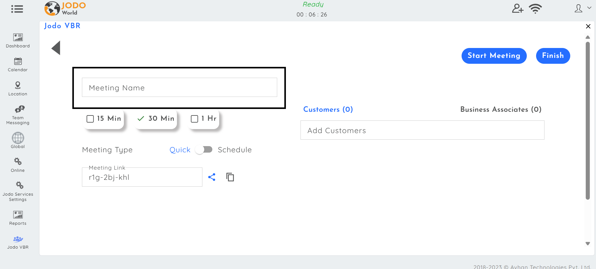 Meeting name | Jodo Documentation Hub