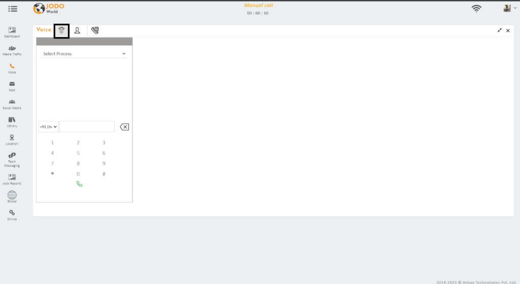 Jodo C3 Manual dialing | Jodo Documentation Hub