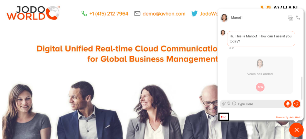 End Session | Jodo Documentation Hub