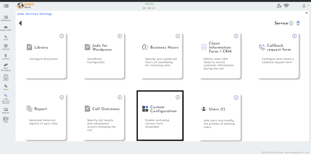 Custom Configuration | Jodo Documentation Hub